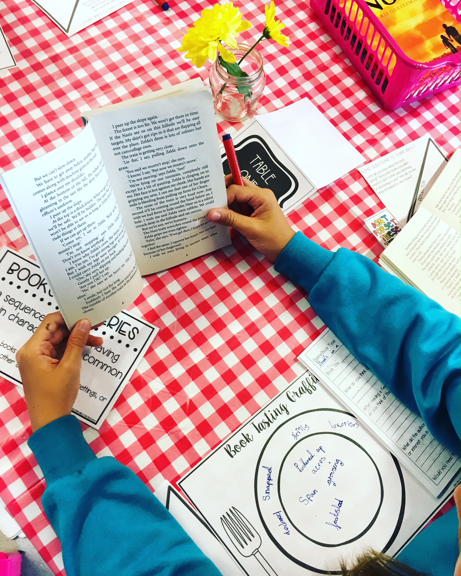 Hosting a ‘Book Tasting’ – Literacy with Miss P