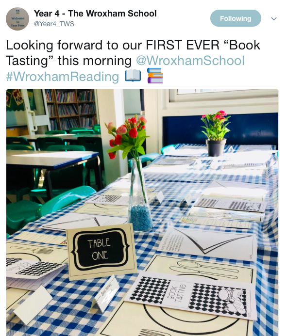 Hosting a ‘Book Tasting’ – Literacy with Miss P