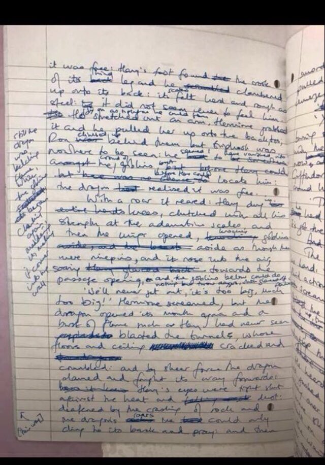 JK Rowling Drafts – Literacy with Miss P