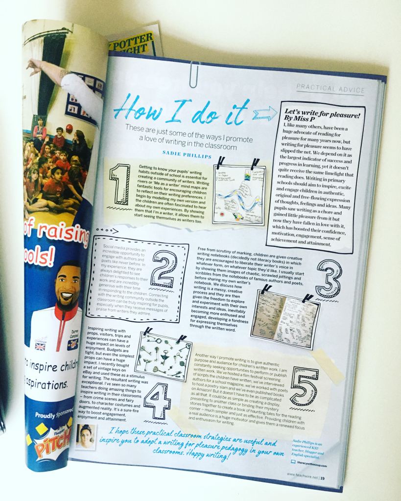 How I do it: Let’s Write for Pleasure! – Literacy with Miss P